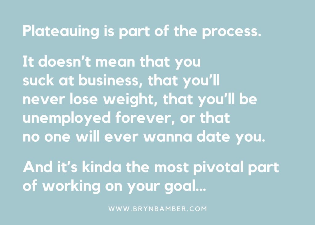 Plateauing – Bryn Bamber